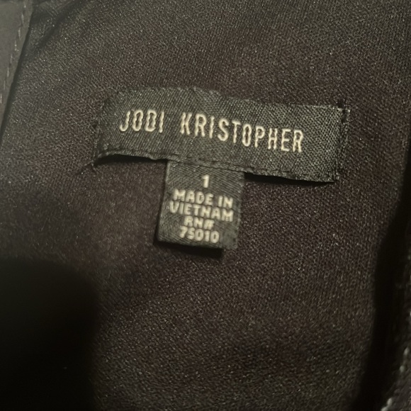 Jodi Kristopher | Dresses | Jodi Kristopher Black White Mini Dress ...